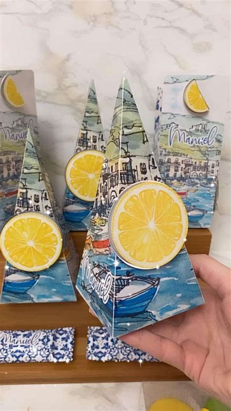 Capri Party Theme • Lemonade Party Favors • Tuscan • Positano Party