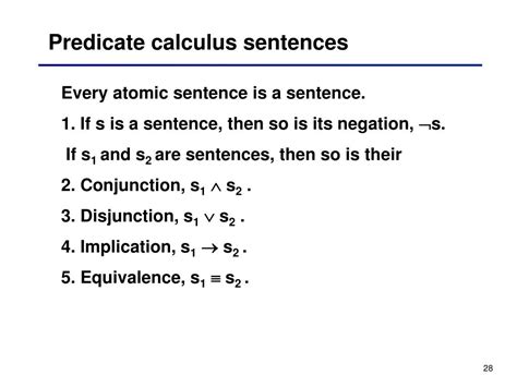 Ppt The Predicate Calculus Powerpoint Presentation Free Download Id 4272745