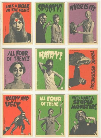 Topps Monster Cards From 1965 Tumbex