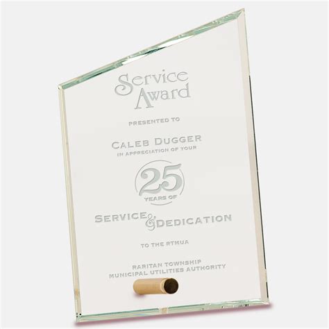Clear Slant Rectangle Glass Awards For Less