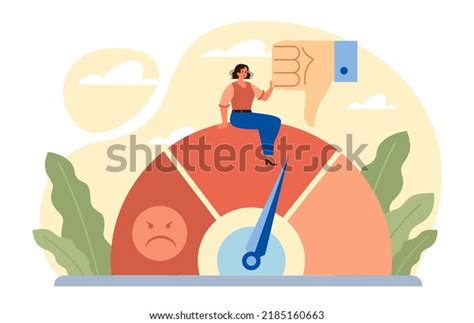 Complaint Concept Dissatisfaction Product Service Negative เวกเตอร์