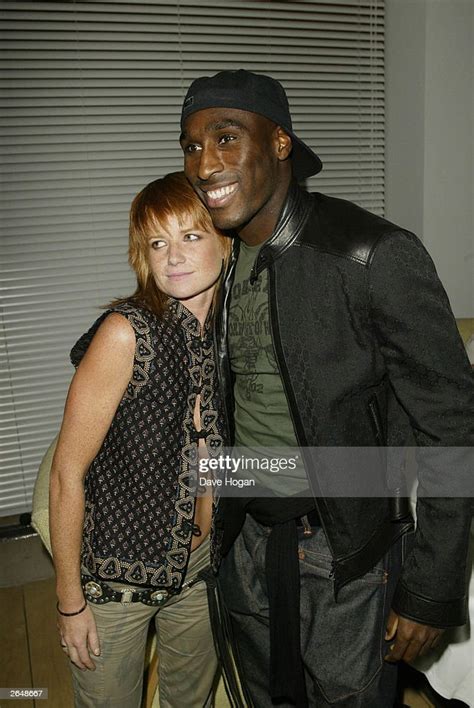 British Football Star Sol Campbell And Actress Patsy Palmer Attend News Photo Getty Images