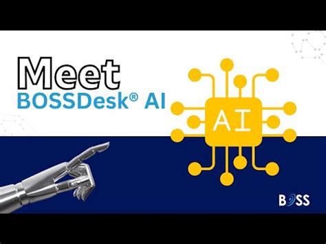 Boss Solutions Launches Bossdesk® Ai An Intelligent It Service