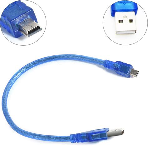 30cm mini usb 2 0 male to type a male am cable charging data arduino