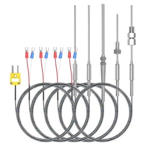 J Type Armored Thermocouple Wrnk 191 Temperature Sensor 1mm 15mm 2mm