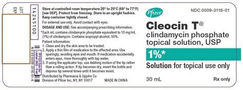 Cleocin Topical Solution Fda Prescribing Information Side Effects And Uses