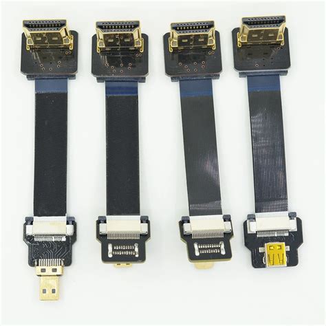 Microhdmi To Hdmi Fpv Cable Micro Hdmi Flexible Flat Fpc Connector