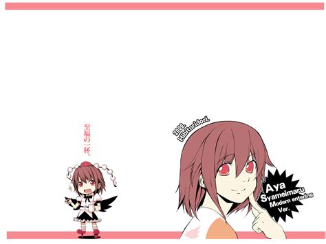 Parody Shameimaru Aya Touhou Anime Wallpapers