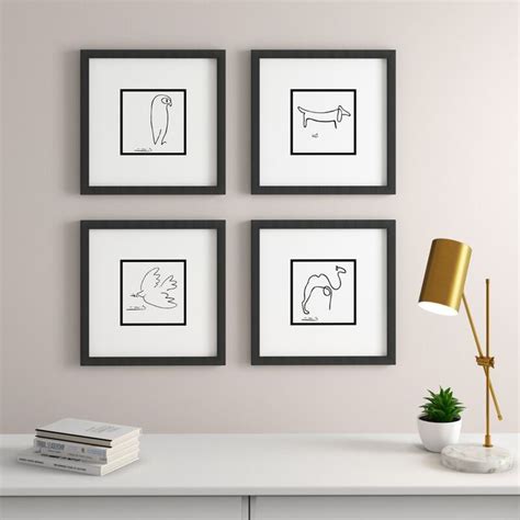 Framed Art Print By Pablo Picasso Picture Frame Print On Paper Wall