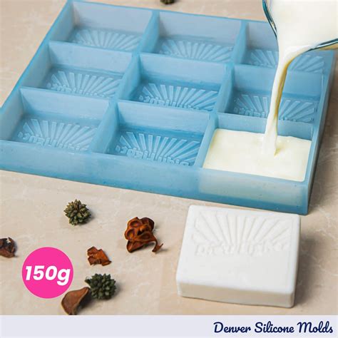 Custom Soap Mold 323 Rectangular Shape Personalize With Your Logo