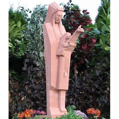Frank Lloyd Wright Sandstone Nakomis Garden Statue Garden Statue