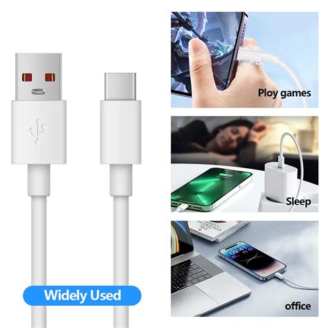 Custom Multiple Data Transfer Usb C Cable 1m 2m Quick Charge Tpe Usb Cable Type C 6a Fast