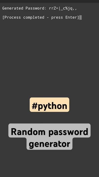 Random Password Generator Made On Python 😉coding Programming Python