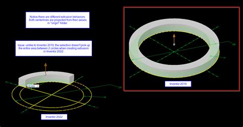 extrusion issue when there are centerlines in sketch autodesk