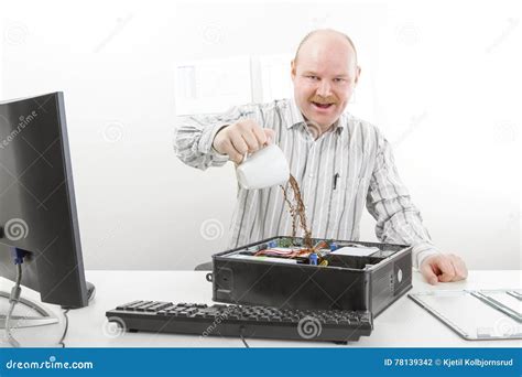 Computer Chassis CPU Cooler Royalty Free Stock Image CartoonDealer