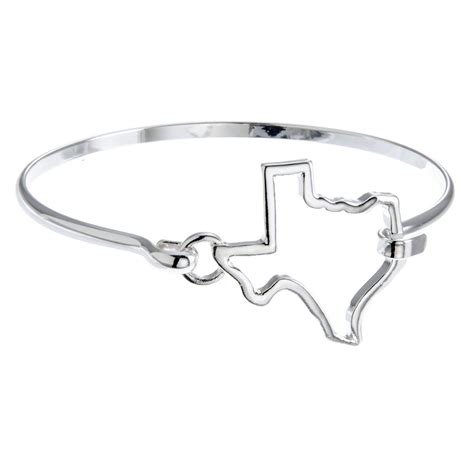 Pammyj State Of Texas Bangle Bracelet Bangle Bracelets Womens