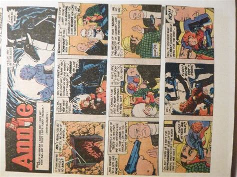 Annie Comic Strip Album With 850 Strips From 1979