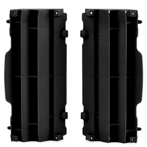 Polisport Black Radiator Scoops 8455300001 Ktm And Husqvarna 2005 2016