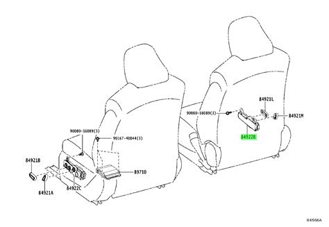 Buy Genuine Toyota 8492206190 84922 06190 Switch Front Power Seat