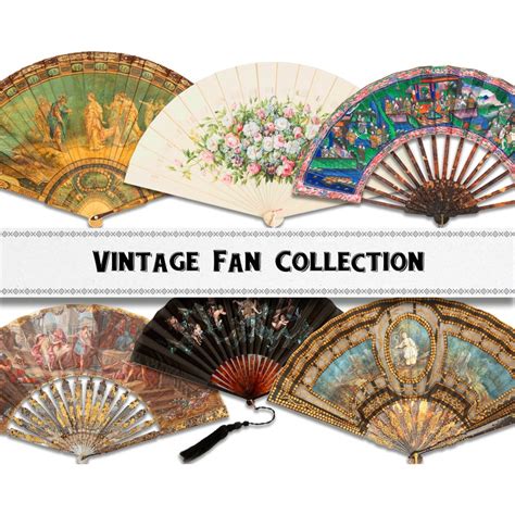 Victorian Fashion Fans Etsy