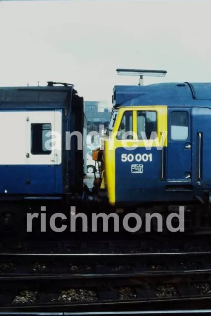 50001 Dreadnought Class 50 Diesel Locomotive Original 35mm Railway