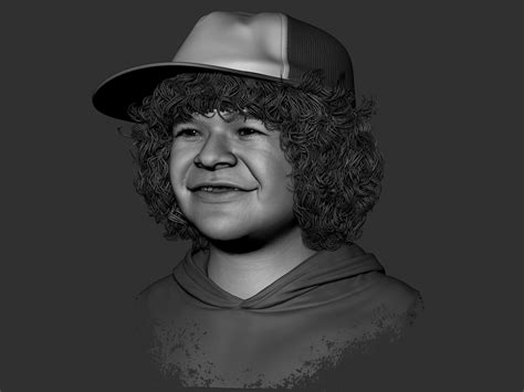 Swajith Nechiparambil Gaten Matarazzo Dustin Henderson From Stranger Things Head Likeness