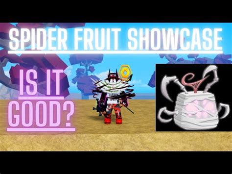 Spider Fruit Showcase Blox Fruits Youtube