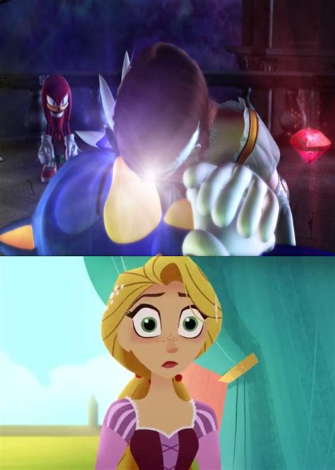 Rapunzel Gets Repulsed By Sonic X Elise By Geononnyjenny On Deviantart