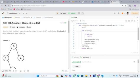Prasadam Guruprasad On Linkedin Dsa Binarysearchtree Problemsolving Learningjourney Coding