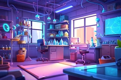 Premium AI Image Visual Of Laboratory