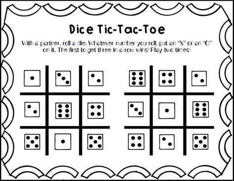 Printable Dice Games