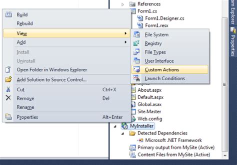 How To Create Custom Dialog Boxes Using The Web Setup Project In Visual Studio CodeProject