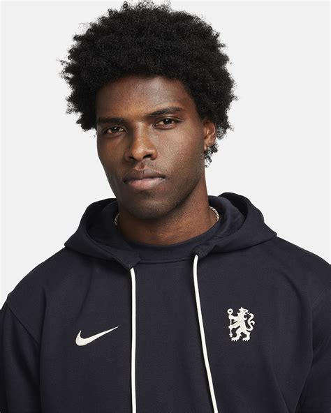 Chelsea Fc Standard Issue Mens Nike Dri Fit Football Pullover Hoodie