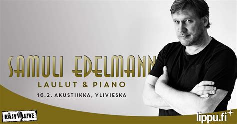 Samuli Edelmann Laulut And Piano Ylivieskan Kaupunki