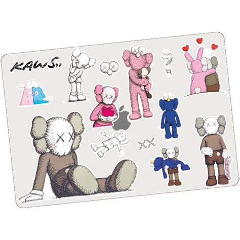 42 Pcs Waterproof Sticker Pack Laptop Sticker Kaws Sticker Water