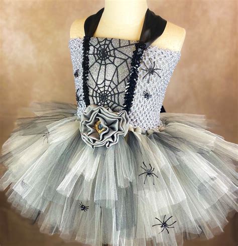 Spider Princess Spooky Halloween Costume Party Pageant Spiderweb Dress