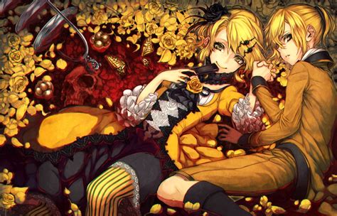 Kagamine Len Kagamine Rin Male Mito Itsuki Servant Of Evil Vocaloid