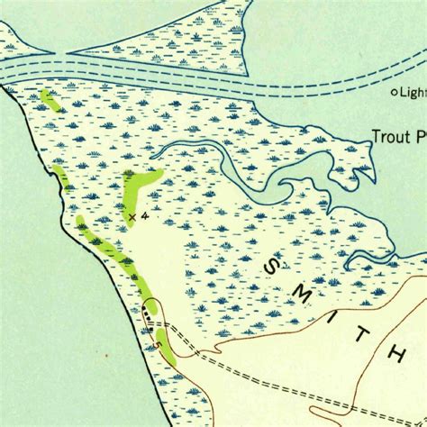 Smith Point Tx 1943 24000 Scale Map By United States Geological Survey Avenza Maps