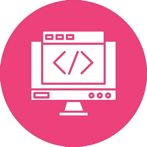 Website Coding Vector Illustration Style Premium Vector