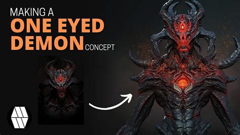 Making Of One Eyed Demon Concept Youtube
