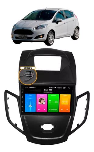 Moldura New Fiesta 14 A 17 Multimídia Roadstar 7 Polegadas Parcelamento Sem Juros