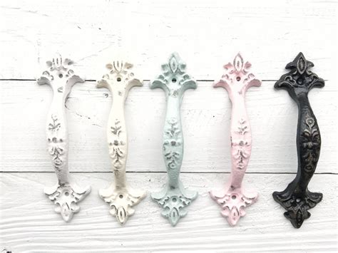 Drawer Pulls Rustic Shabby Chic Cast Iron Drawer Pull Vintage Inspired Door Pull Cabinet