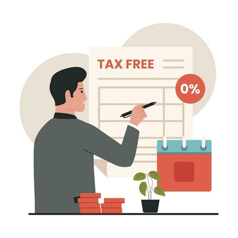 Tax Free Concept Illustration 25367344 Vector Art At Vecteezy