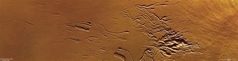 Mars Planet Volcanoes Features