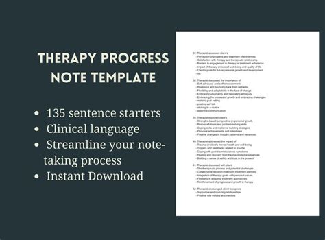 Therapy Progress Note Cheat Sheet Pdf 135 Clinical Sentence Starters