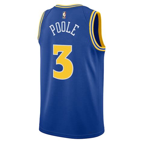 Golden State Warriors Jordan Poole Nike Classic Edition Blue Nba Jersey