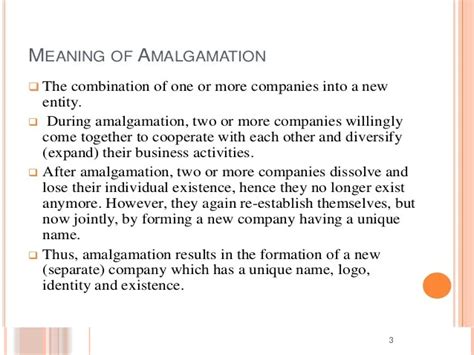 Amalgamation Absorption And External Reconstruction Pptx