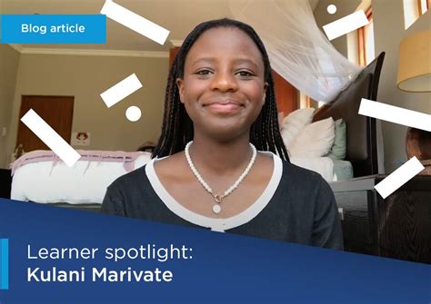 Learner Spotlight Kulani Marivate Uct Online High School