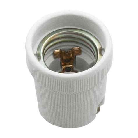 E27 Ceramic Socket With Screw Fixing M10 Thread 5 Pieces