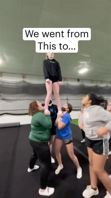 Pin By Emily Pocquette On Cheer Cheer Stunts Cheer Workouts Cool